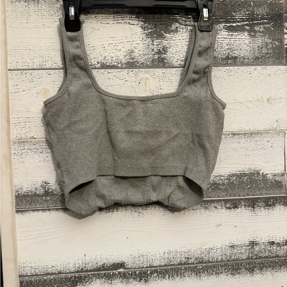 Missguided | Tops | Missguided Gray Crop Top | Poshmark